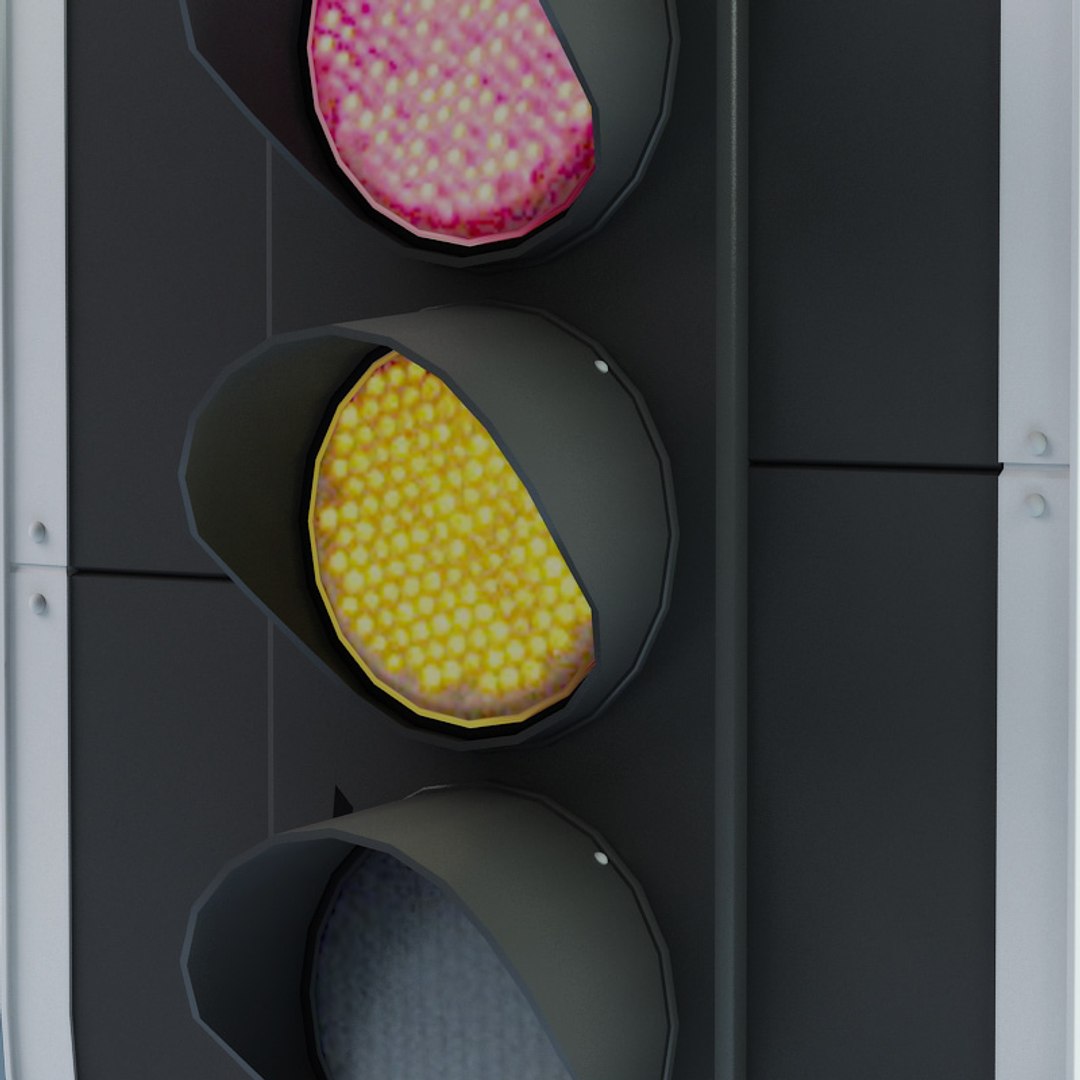 3d model traffic lights v2