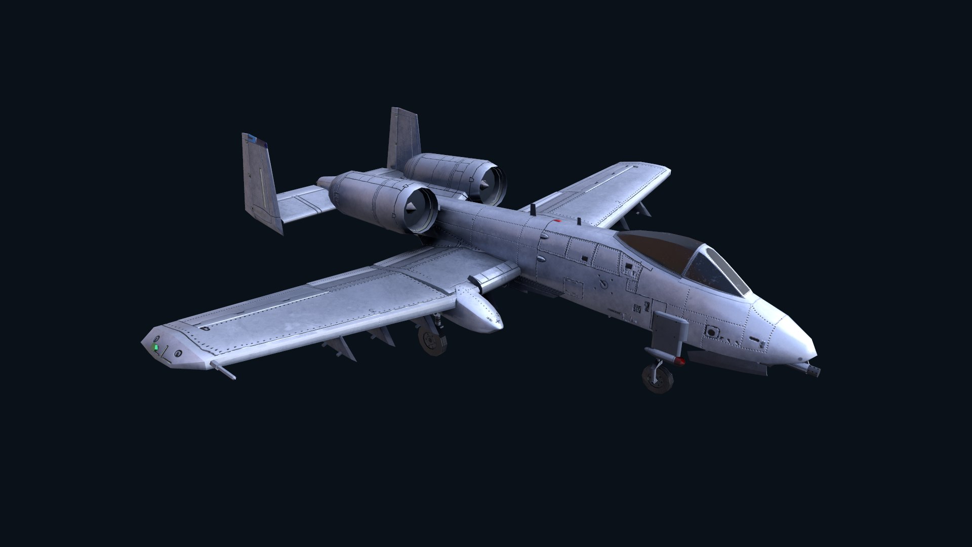 3D Asset - Army - A10 Thunderbolt 3D MODEL REALISTIC - TurboSquid 2269700