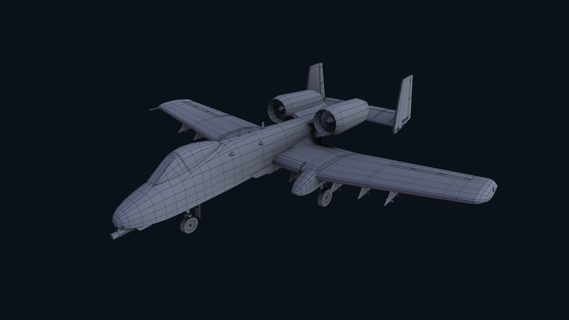 3D Asset - Army - A10 Thunderbolt 3D MODEL REALISTIC - TurboSquid 2269700