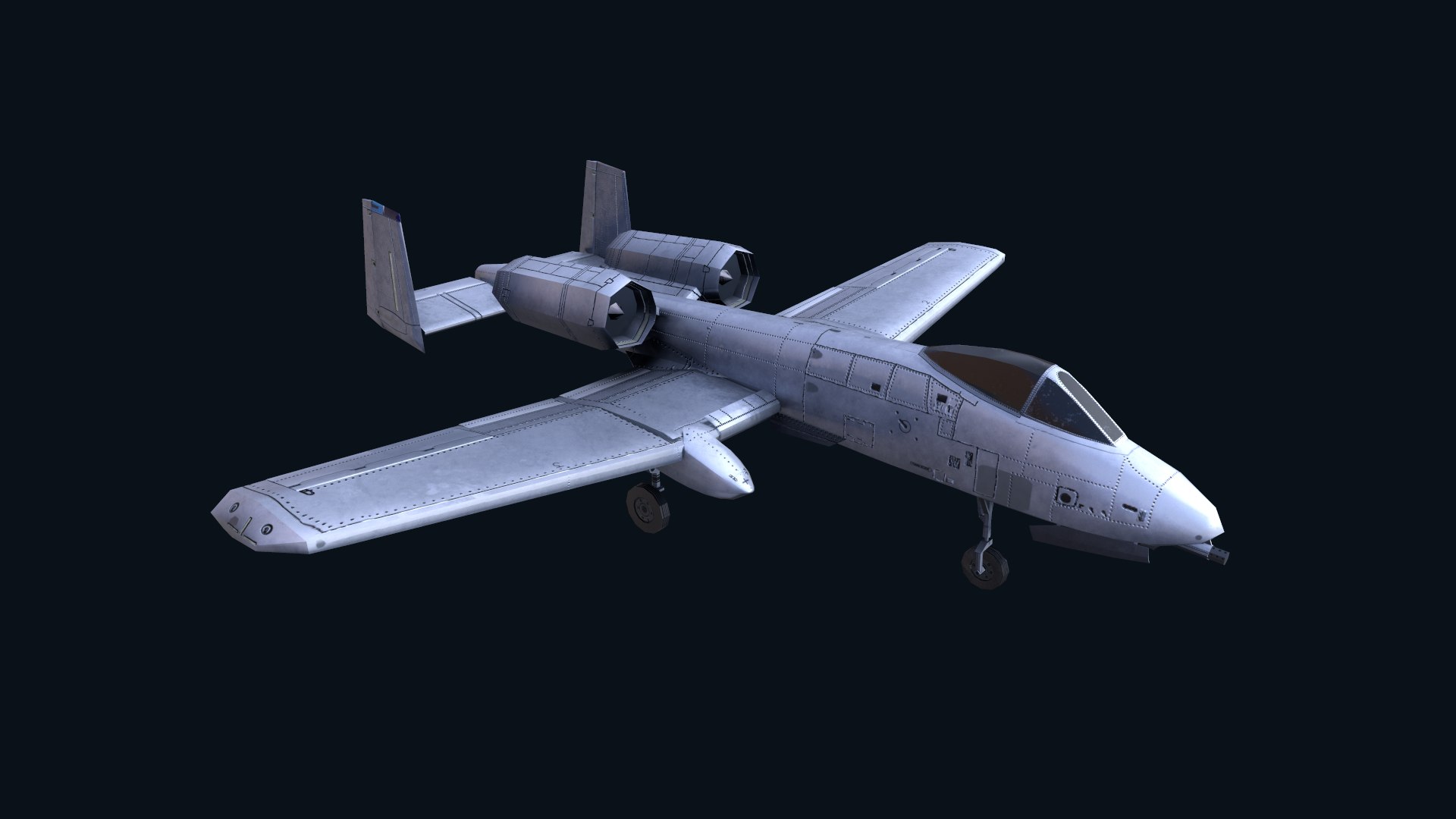 3D Asset - Army - A10 Thunderbolt 3D MODEL REALISTIC - TurboSquid 2269700