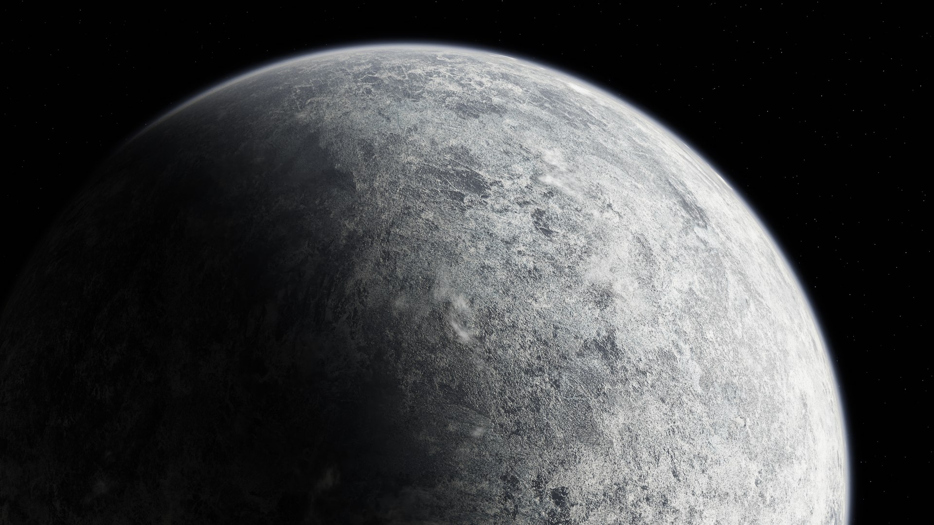 3D 8K Fictional Ice Planet 1 - TurboSquid 1931098