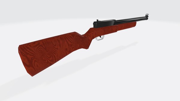 3D air rifle classic - TurboSquid 1702393