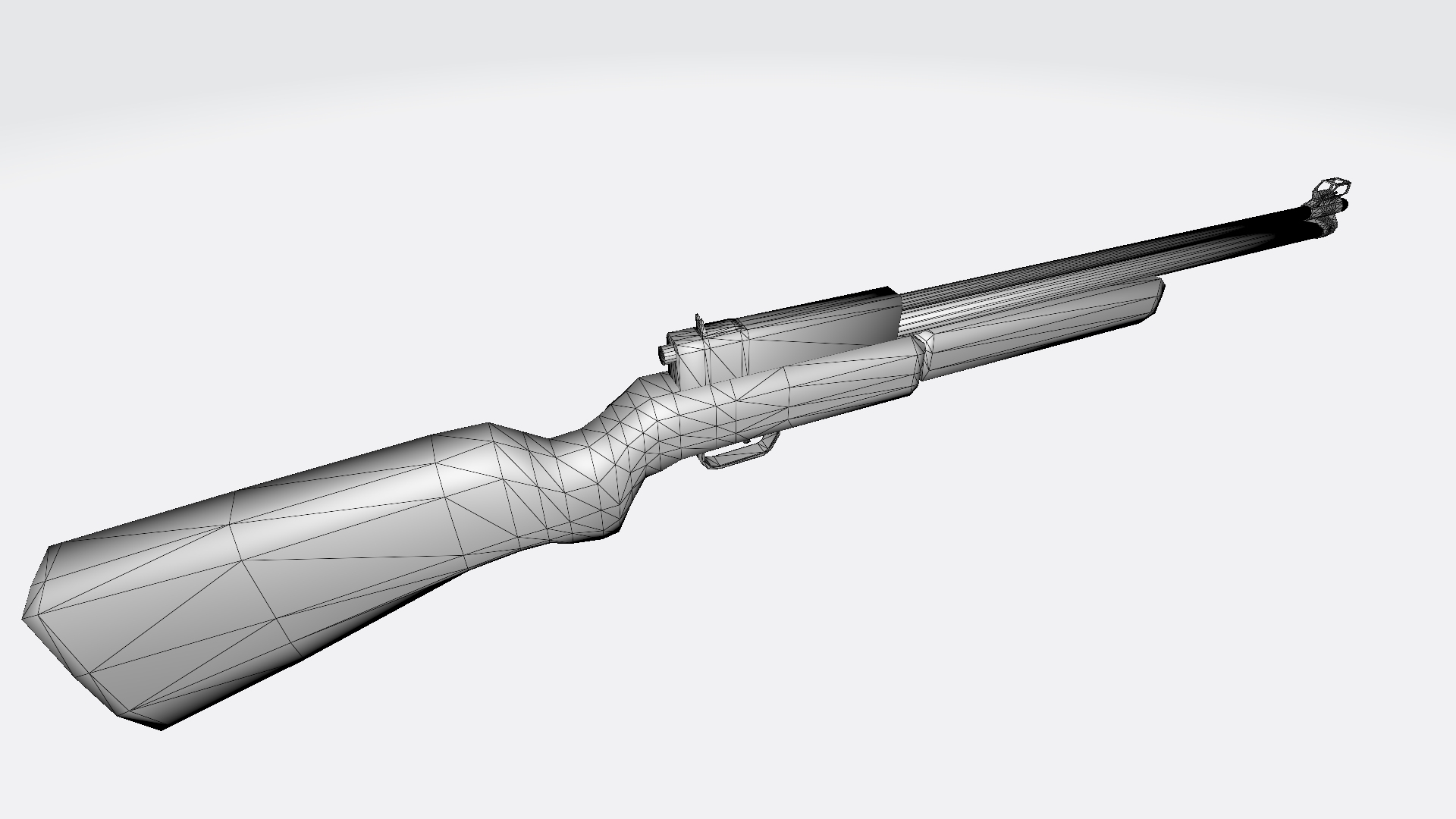 3D air rifle classic - TurboSquid 1702393