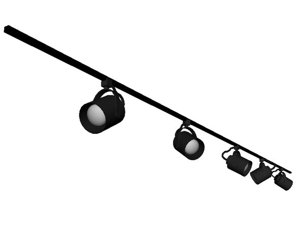 track lights 3d model