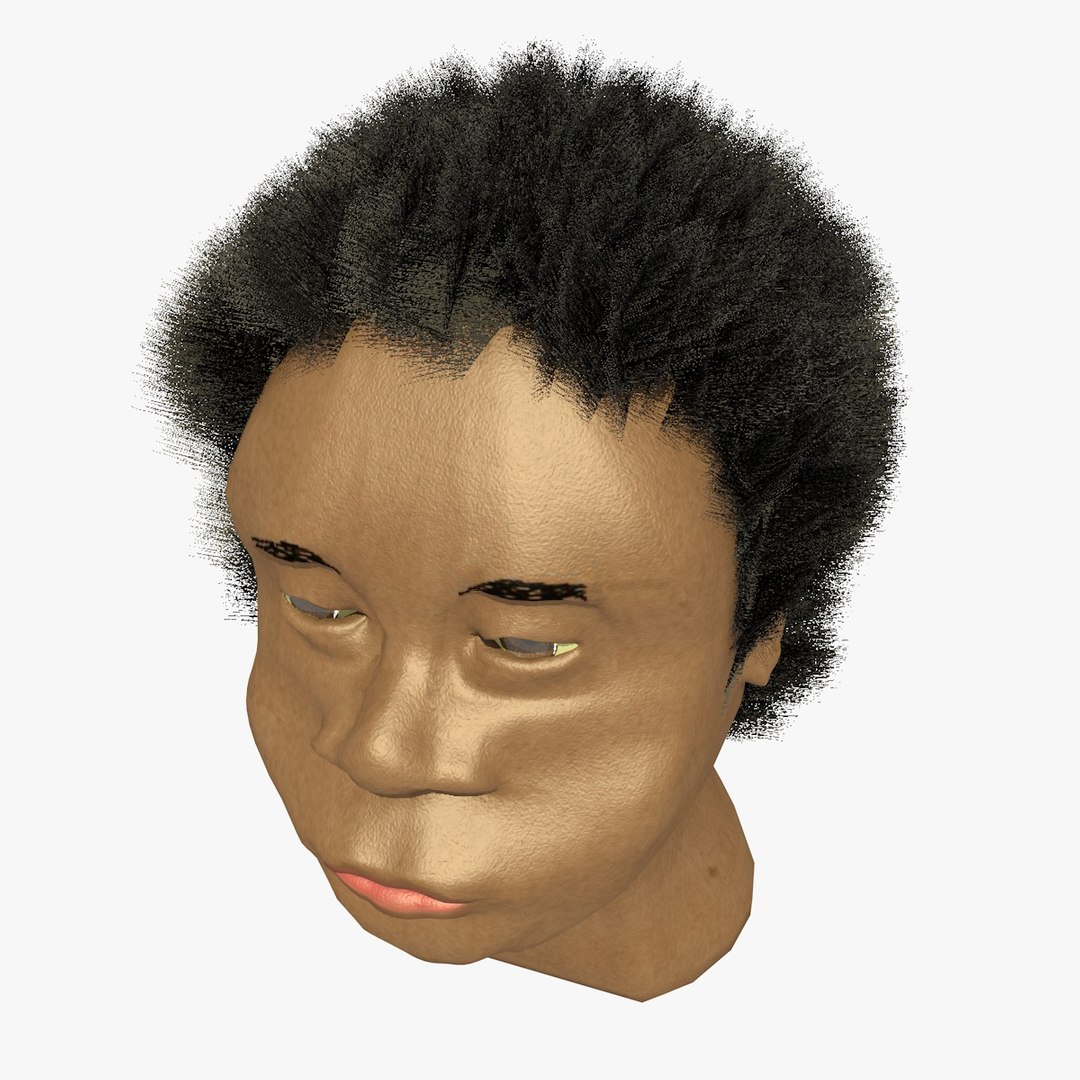 african male head winston c4d