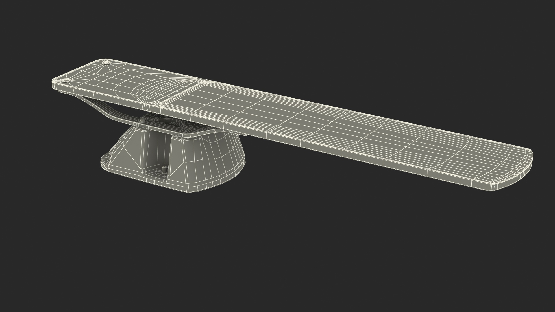 3D Model Pool Diving Board Gray - TurboSquid 1925397