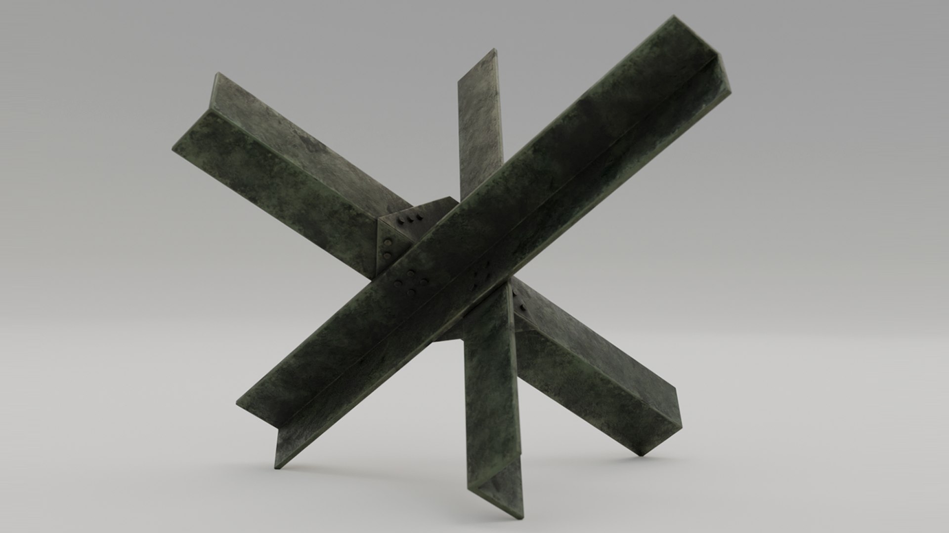 3D Hedgehog Ant-tank - TurboSquid 1907695