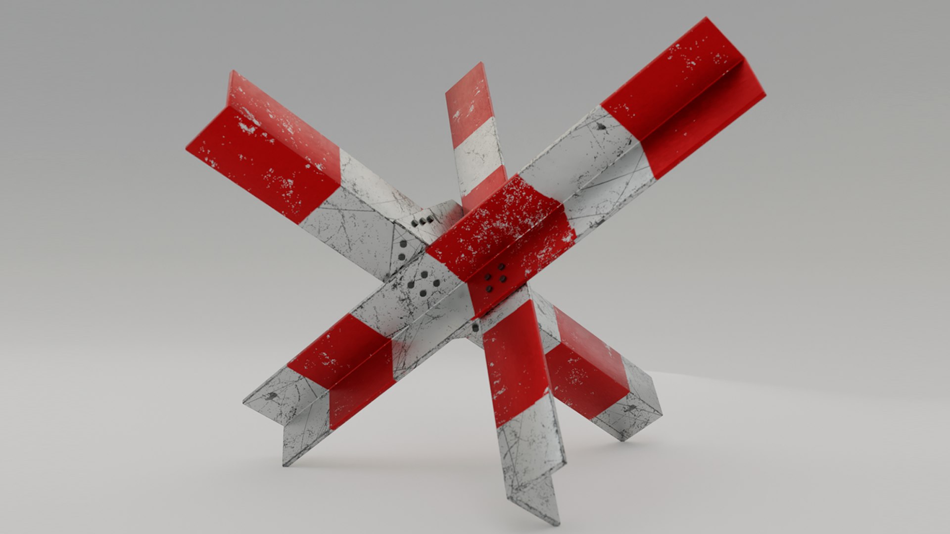 3D Hedgehog Ant-tank - TurboSquid 1907695