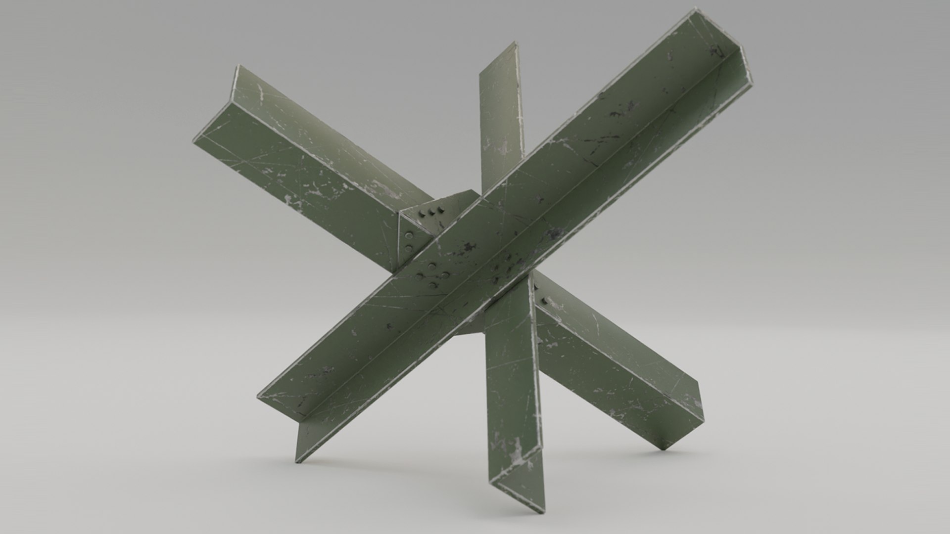 3D Hedgehog Ant-tank - TurboSquid 1907695