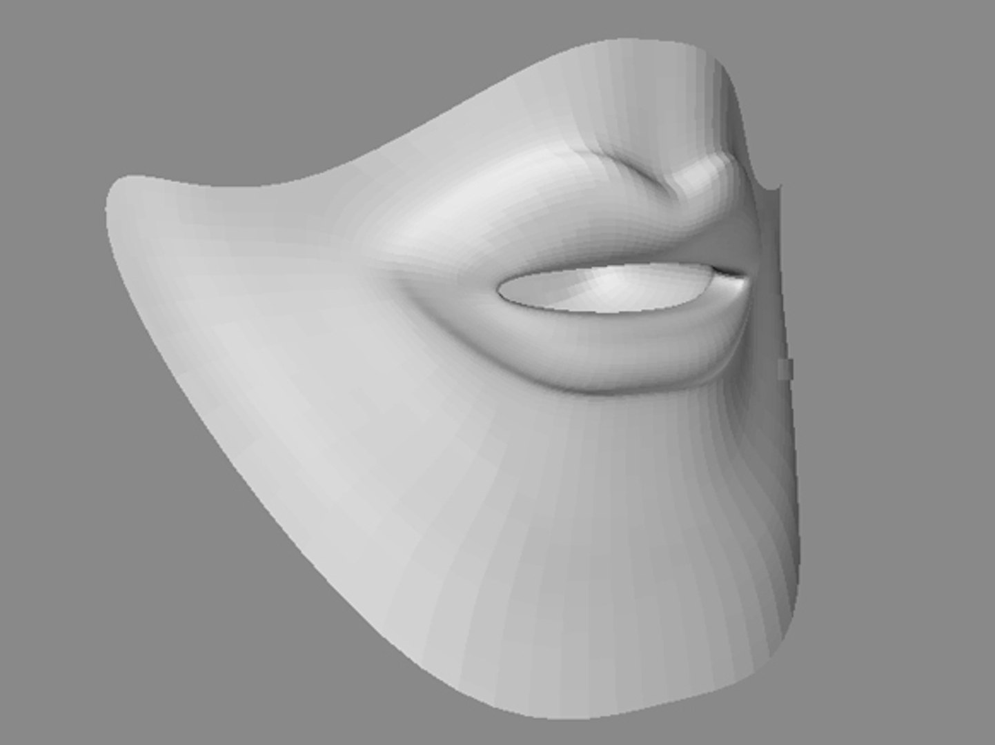 3d female lips