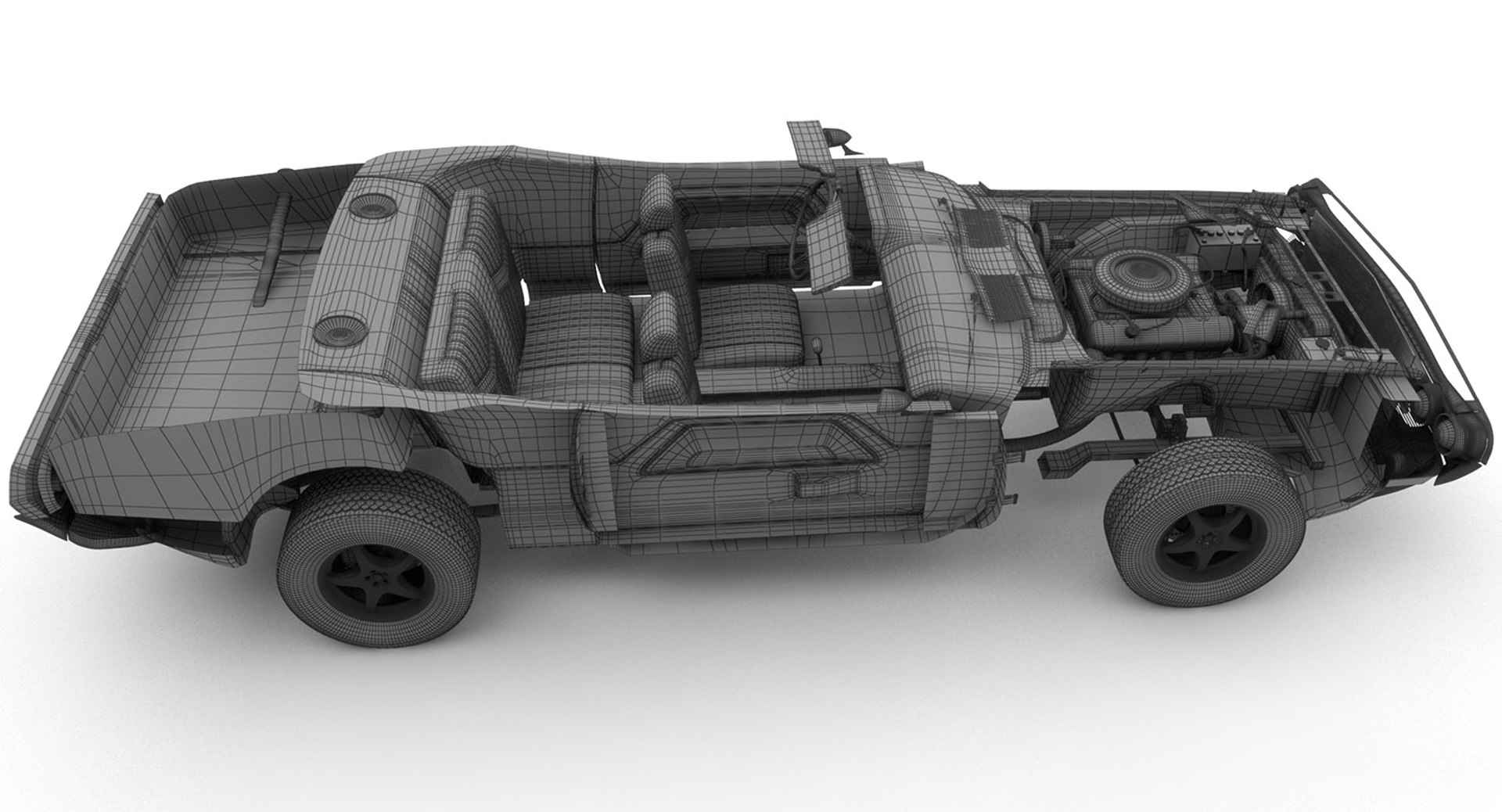 dodge challenger 1971 3d model