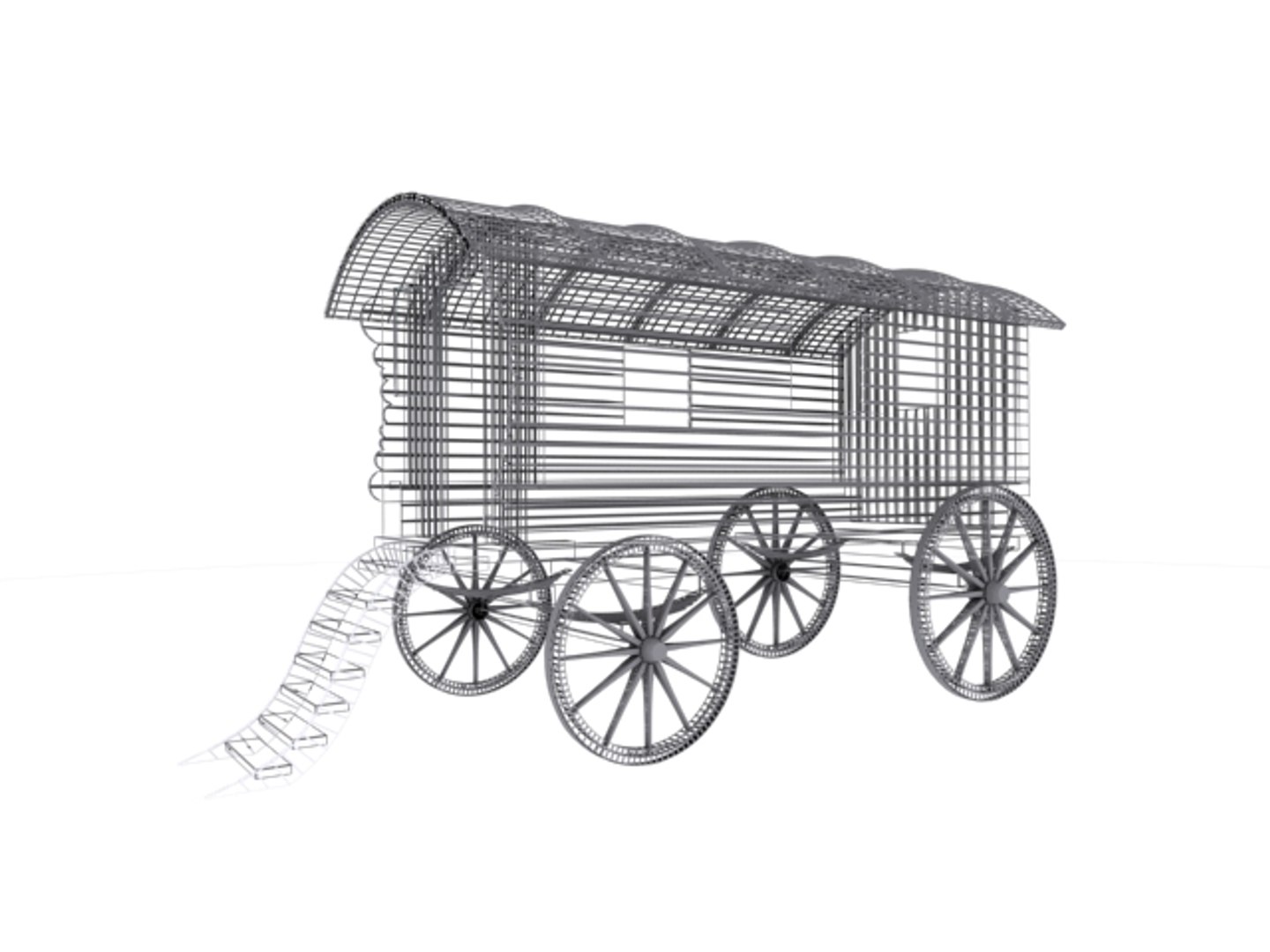 Gypsy Caravan 3d Max