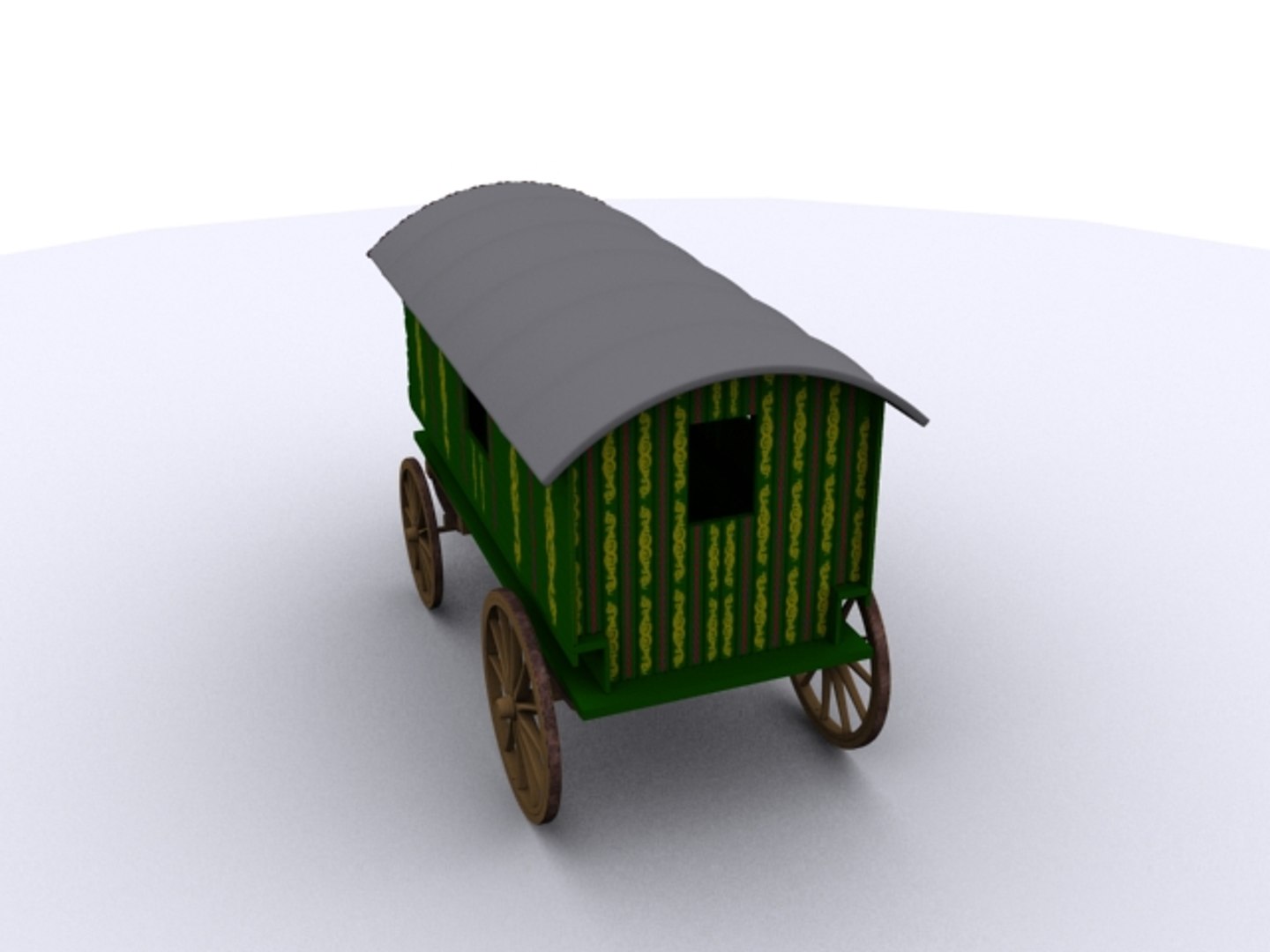 Gypsy Caravan 3d Max