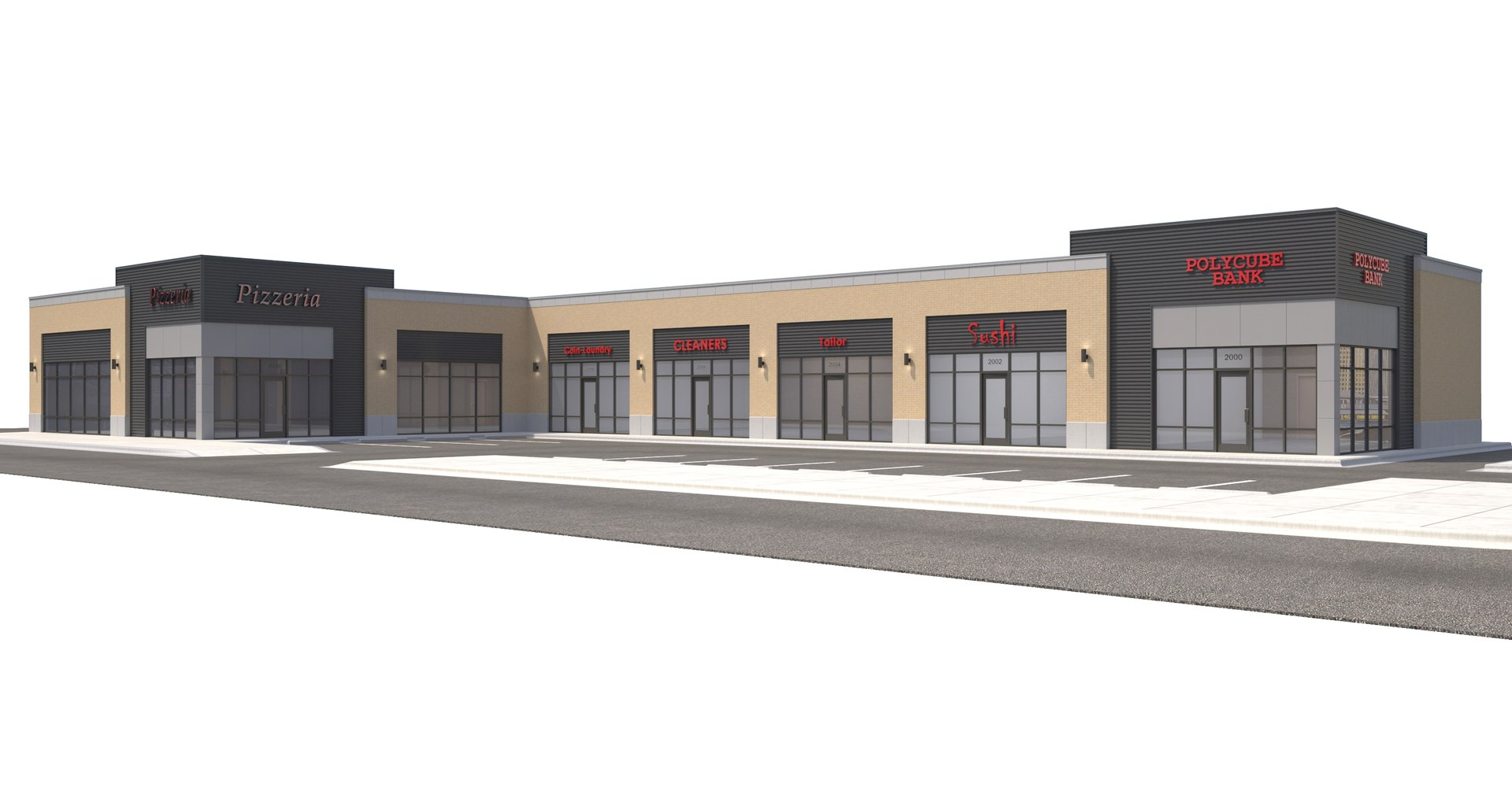3D Retail Store Mall Model - TurboSquid 1656439