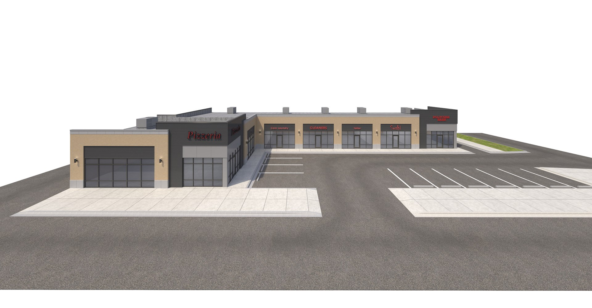 3D Retail Store Mall Model - TurboSquid 1656439