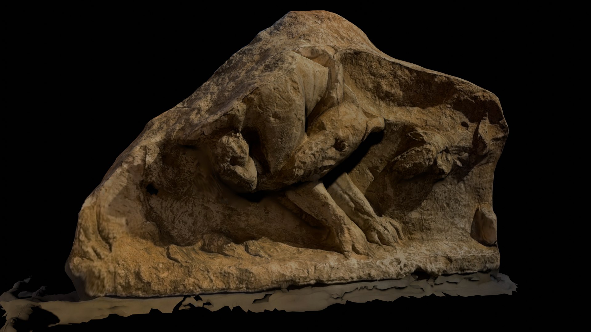 3D Model Ancient Roman Stone - TurboSquid 2278638