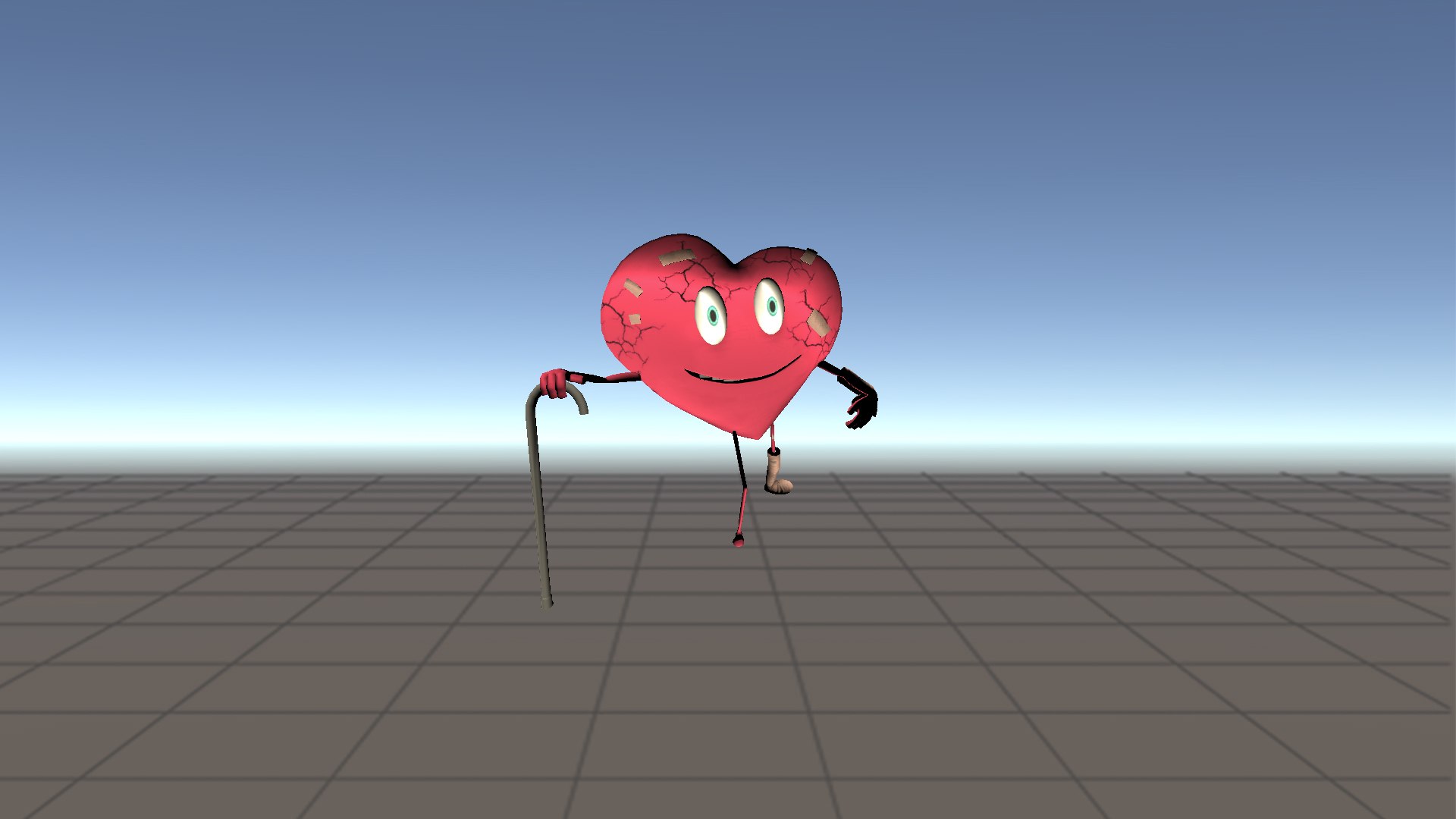 Cartoon character heart broken 3D - TurboSquid 1589239