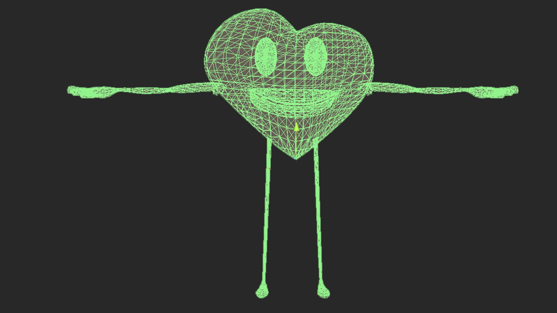Cartoon character heart broken 3D - TurboSquid 1589239
