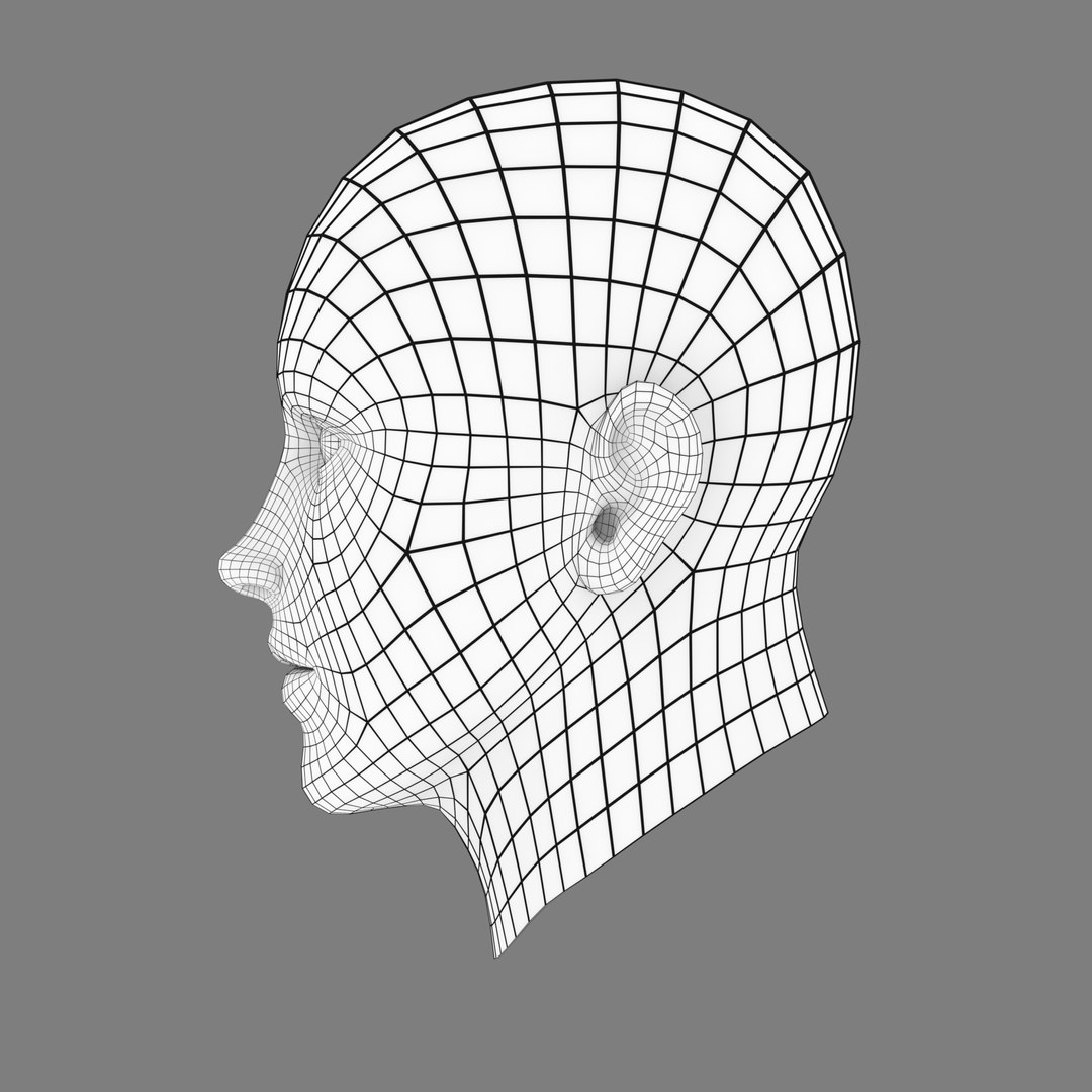 3D head base mesh realistic - TurboSquid 1342660