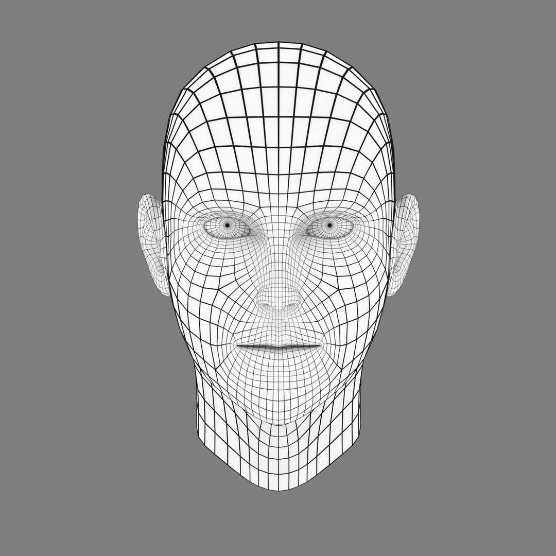 3D head base mesh realistic - TurboSquid 1342660