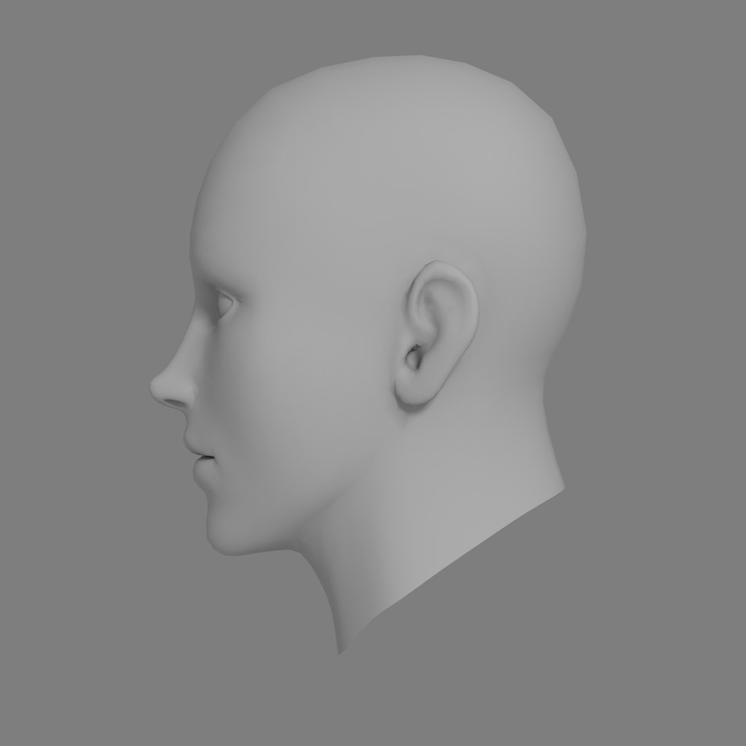 3D head base mesh realistic - TurboSquid 1342660