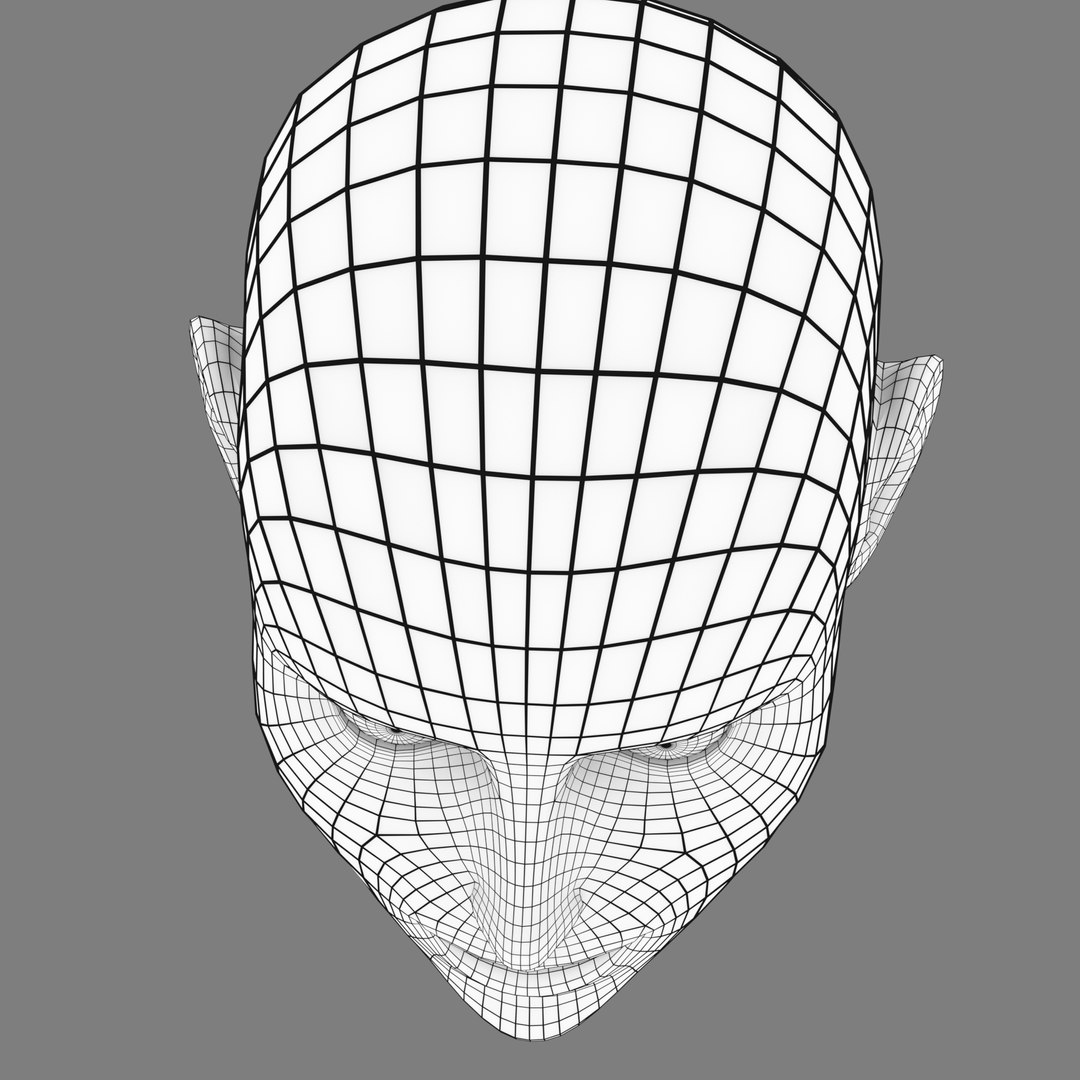 3D head base mesh realistic - TurboSquid 1342660