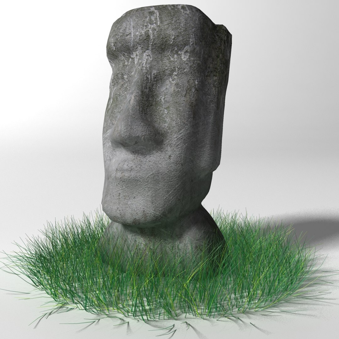 3D Model Moai Statue - TurboSquid 1737310