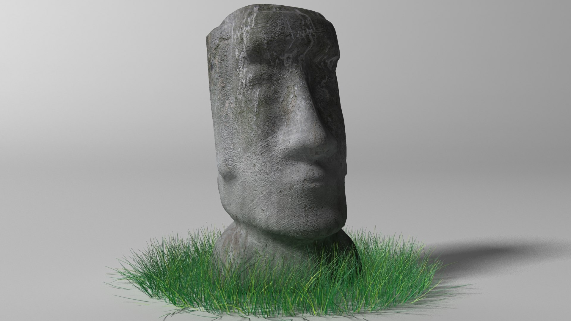 3D Model Moai Statue - TurboSquid 1737310