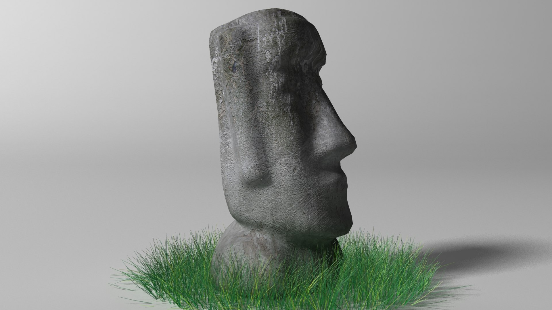 3D Model Moai Statue - TurboSquid 1737310