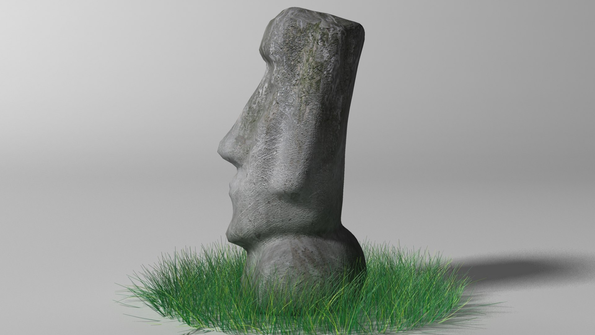 3D Model Moai Statue - TurboSquid 1737310