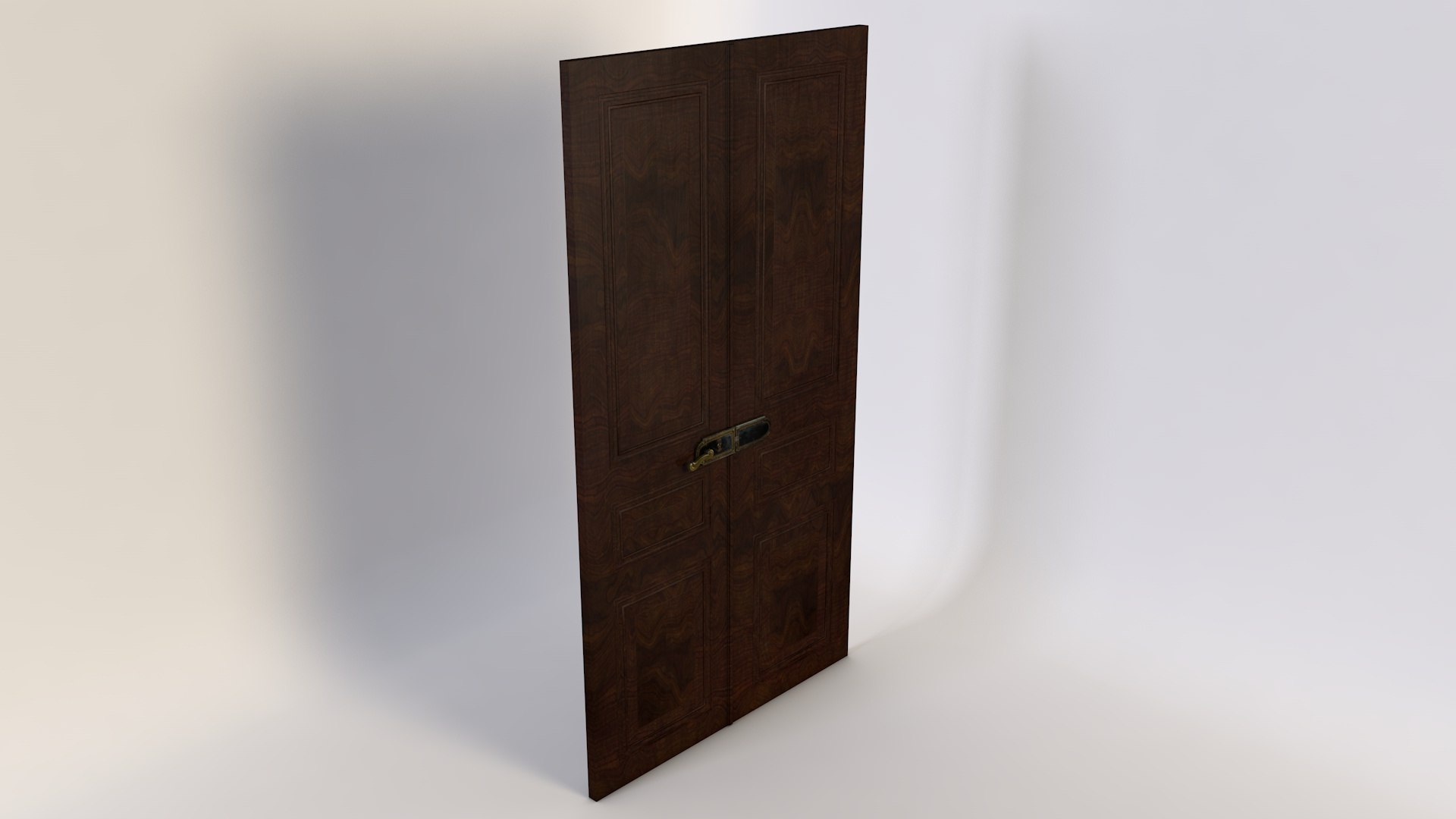 3d Double Wood Door