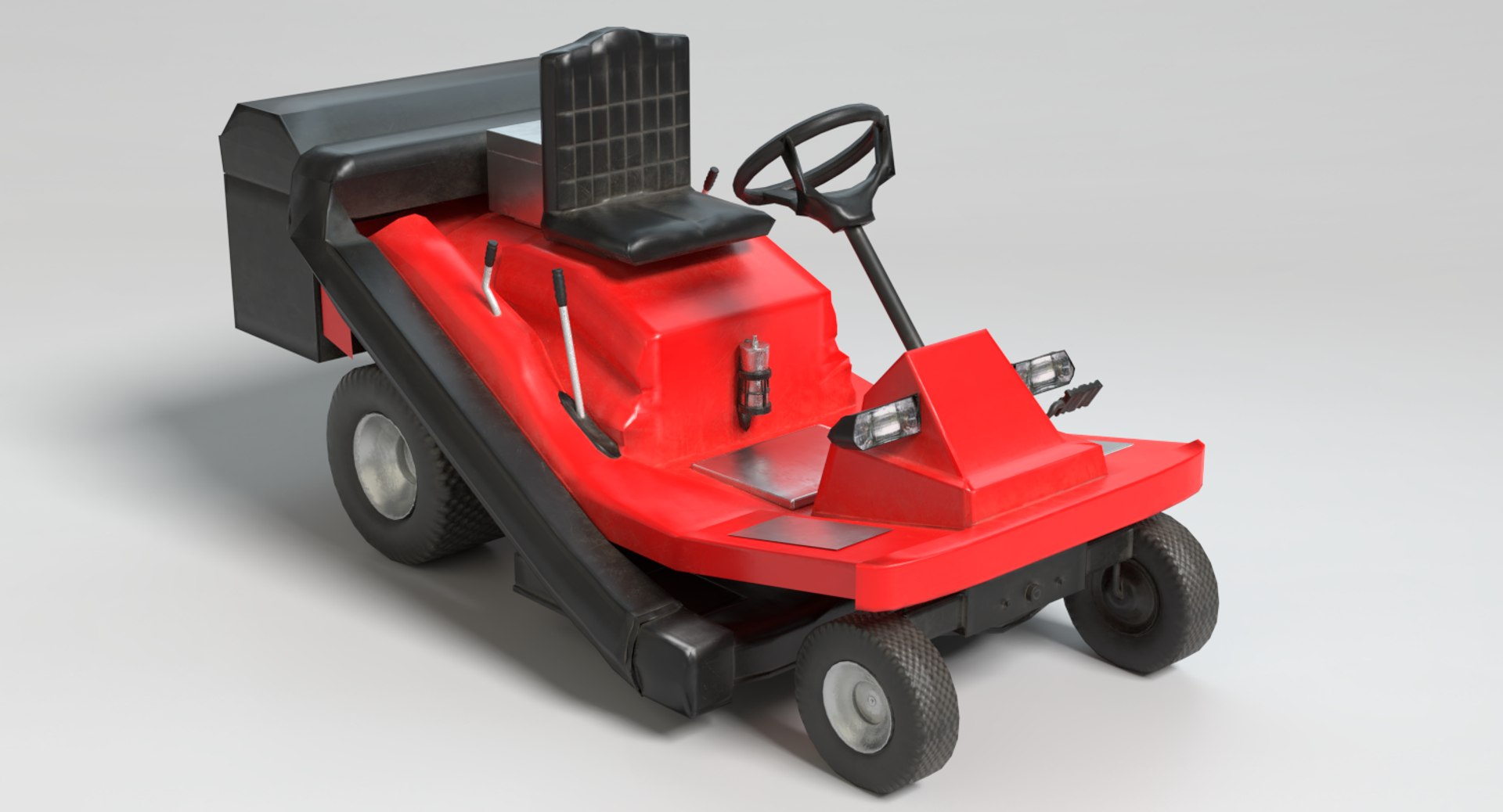 3D Riding Lawn Mower Model - TurboSquid 1233408