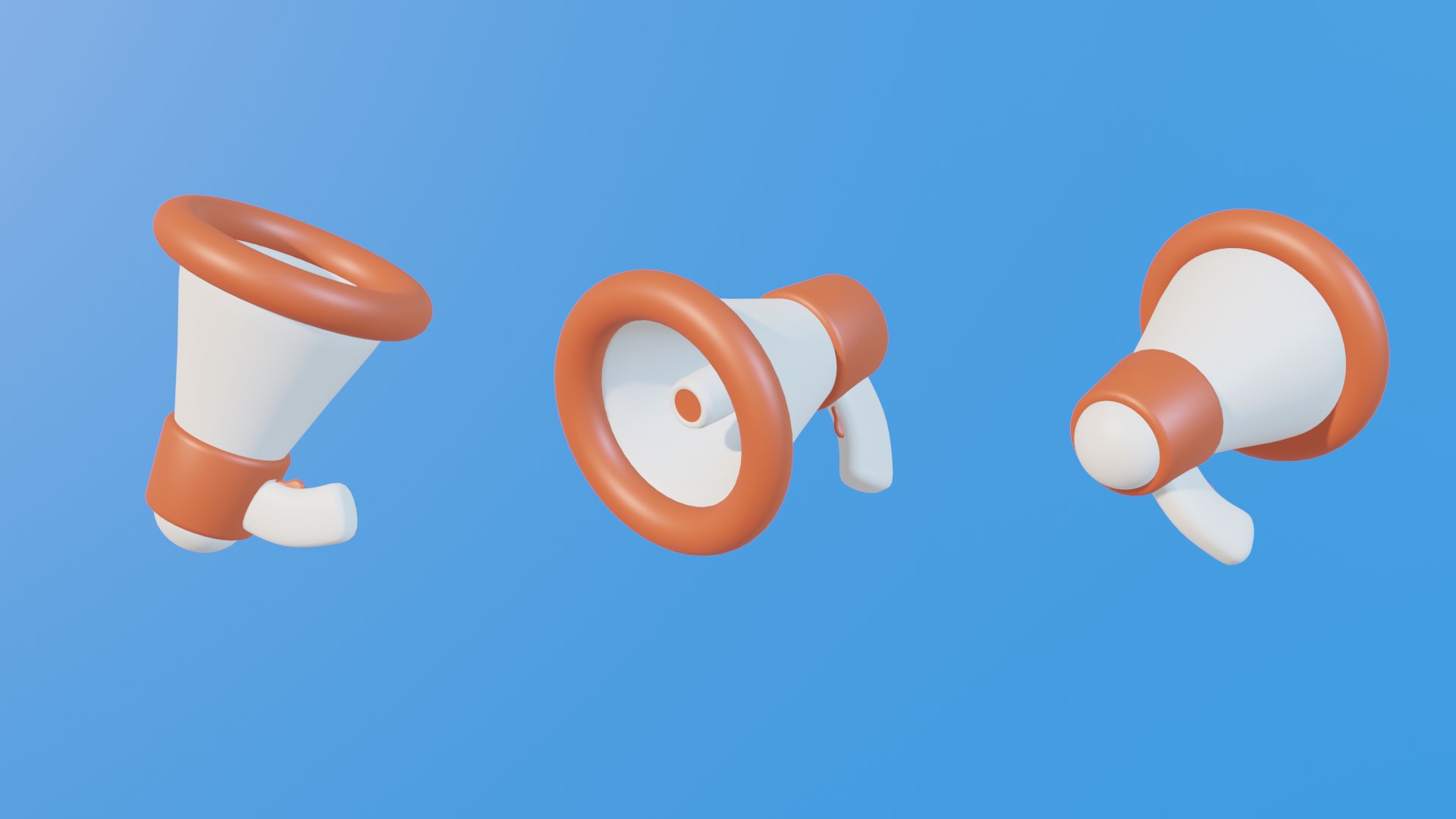 3D Megaphone - TurboSquid 1802287