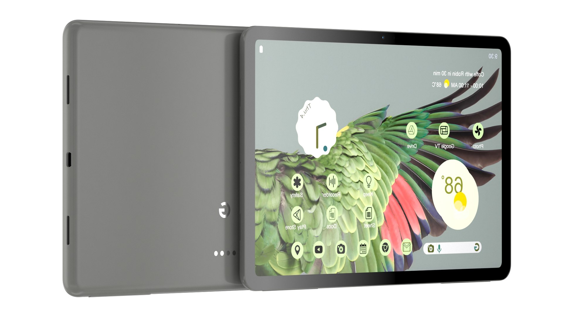 Google Pixel Tablet Gray 3D model - TurboSquid 2101150