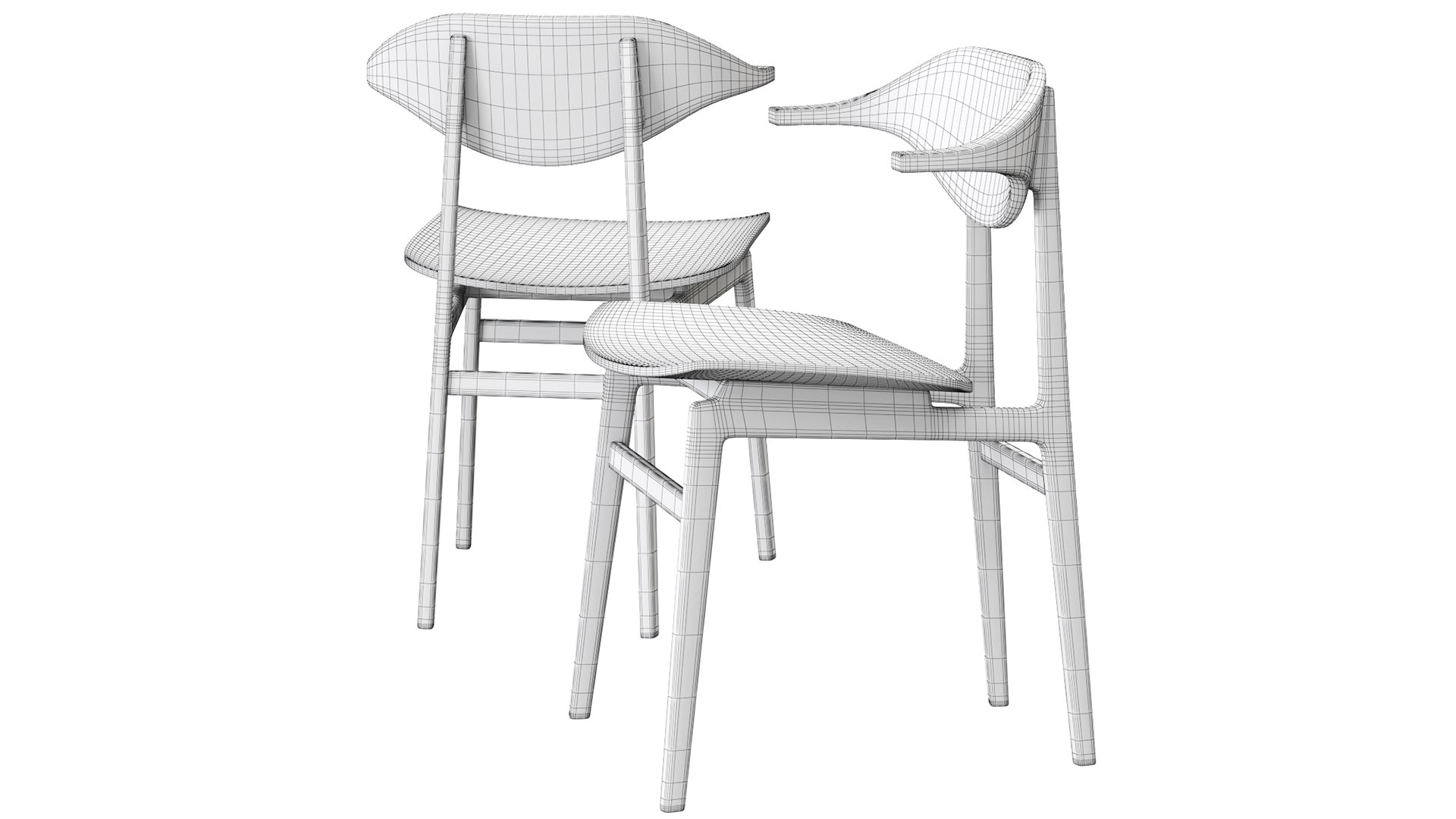 3D Buffalo Norr11 Wooden Chair - TurboSquid 1879589