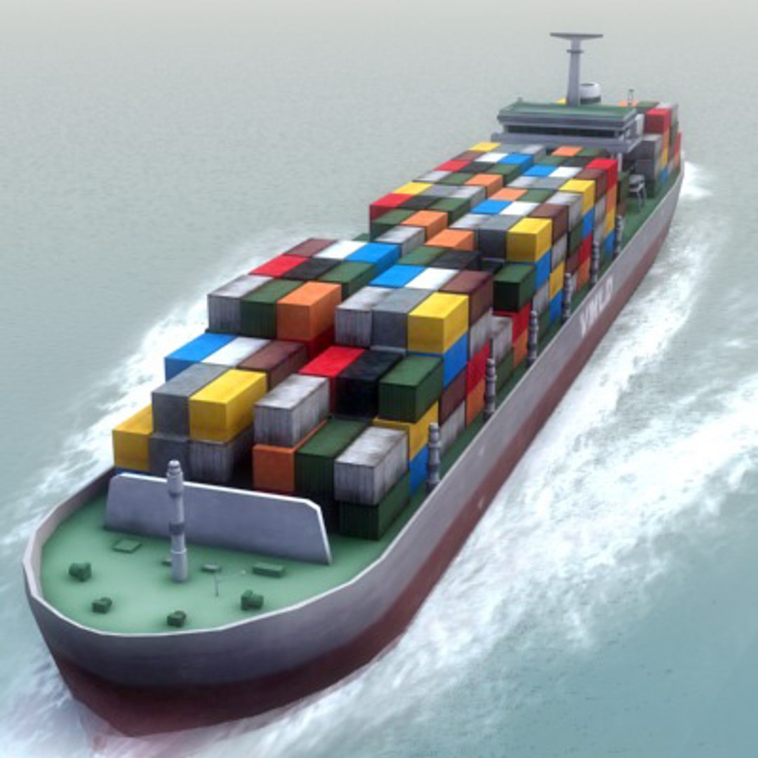 3d ship ocean model