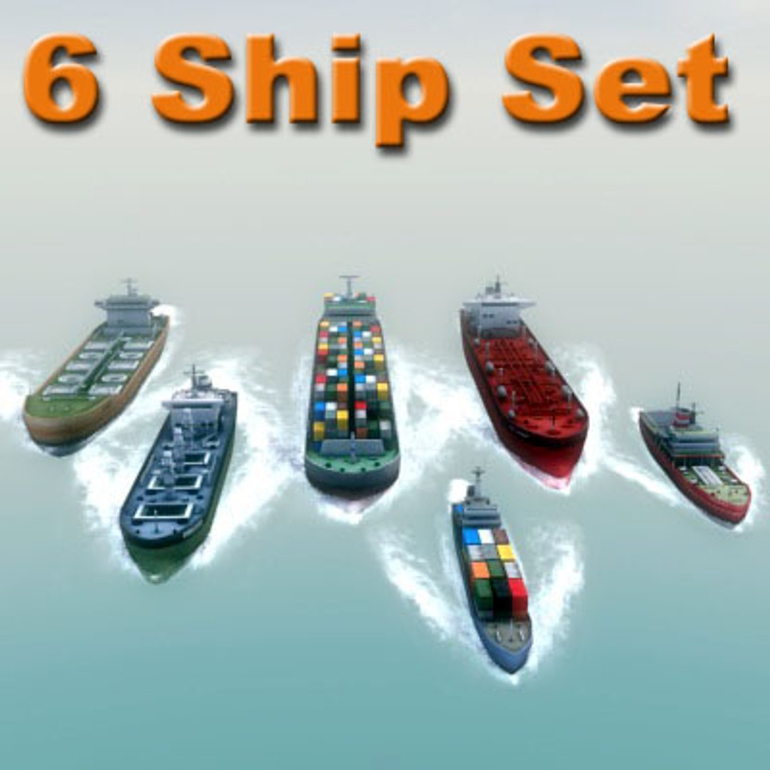 3d ship ocean model