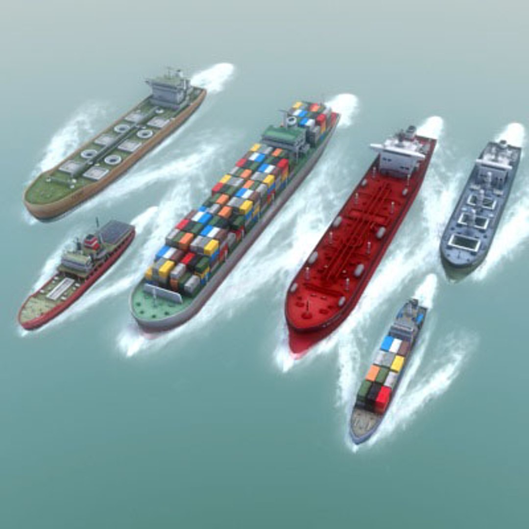 3d Ship Ocean Model