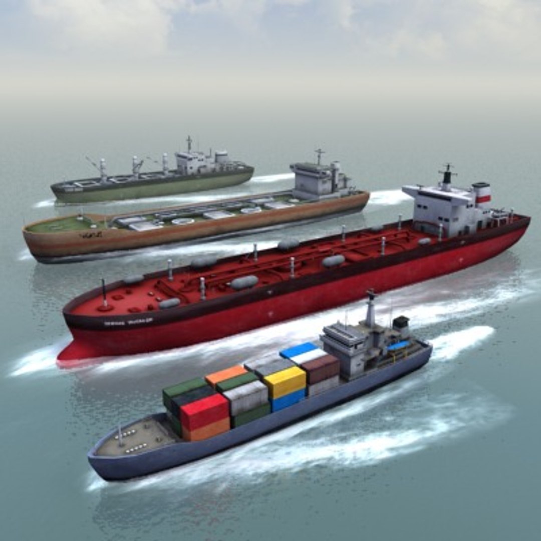 3d ship ocean model