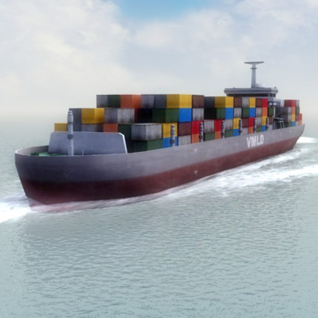 3d ship ocean model