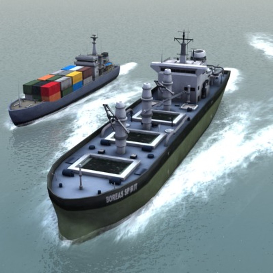 3d Ship Ocean Model