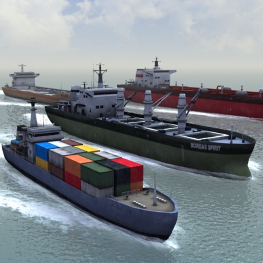 3d ship ocean model