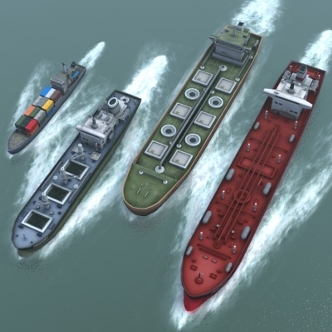 3d ship ocean model