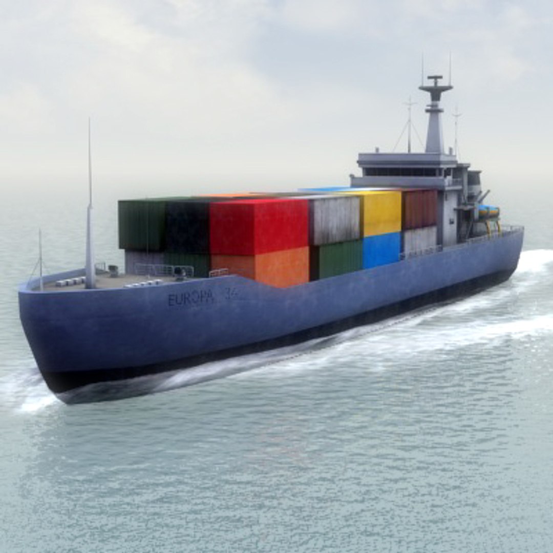 3d ship ocean model