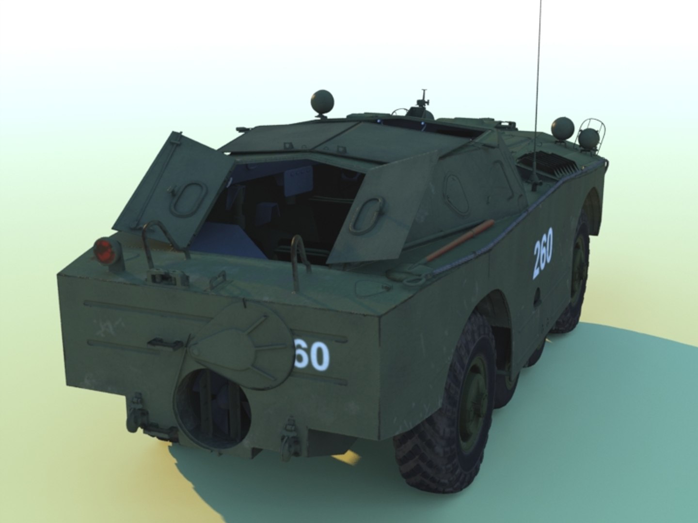 3d Model Brdm