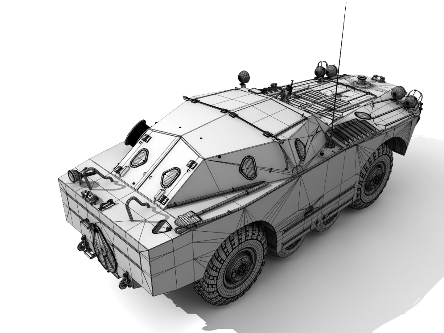 3d Model Brdm