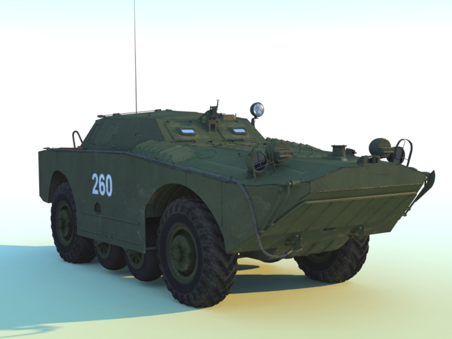 3d Model Brdm