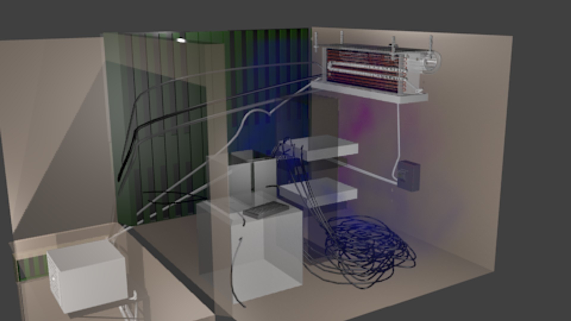3d Model Split Air Conditioner