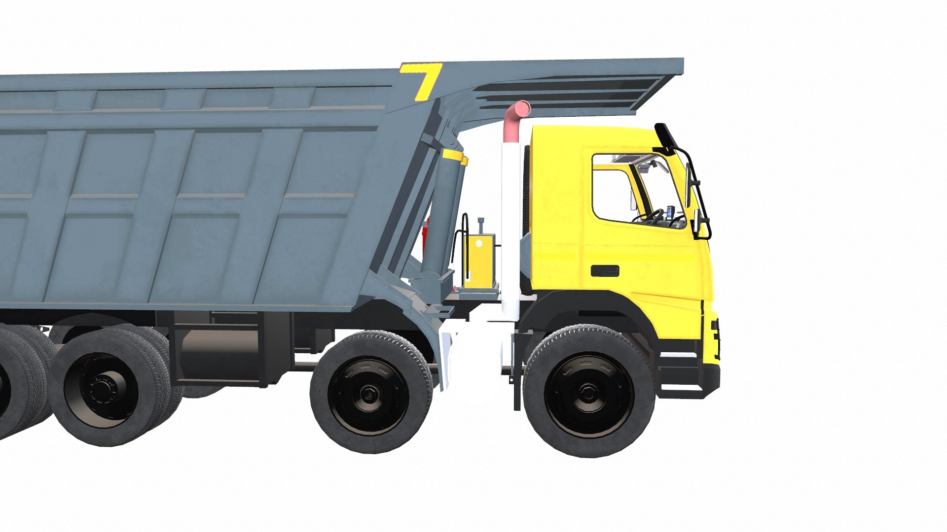 Tipper Truck 3D Model - TurboSquid 2343791