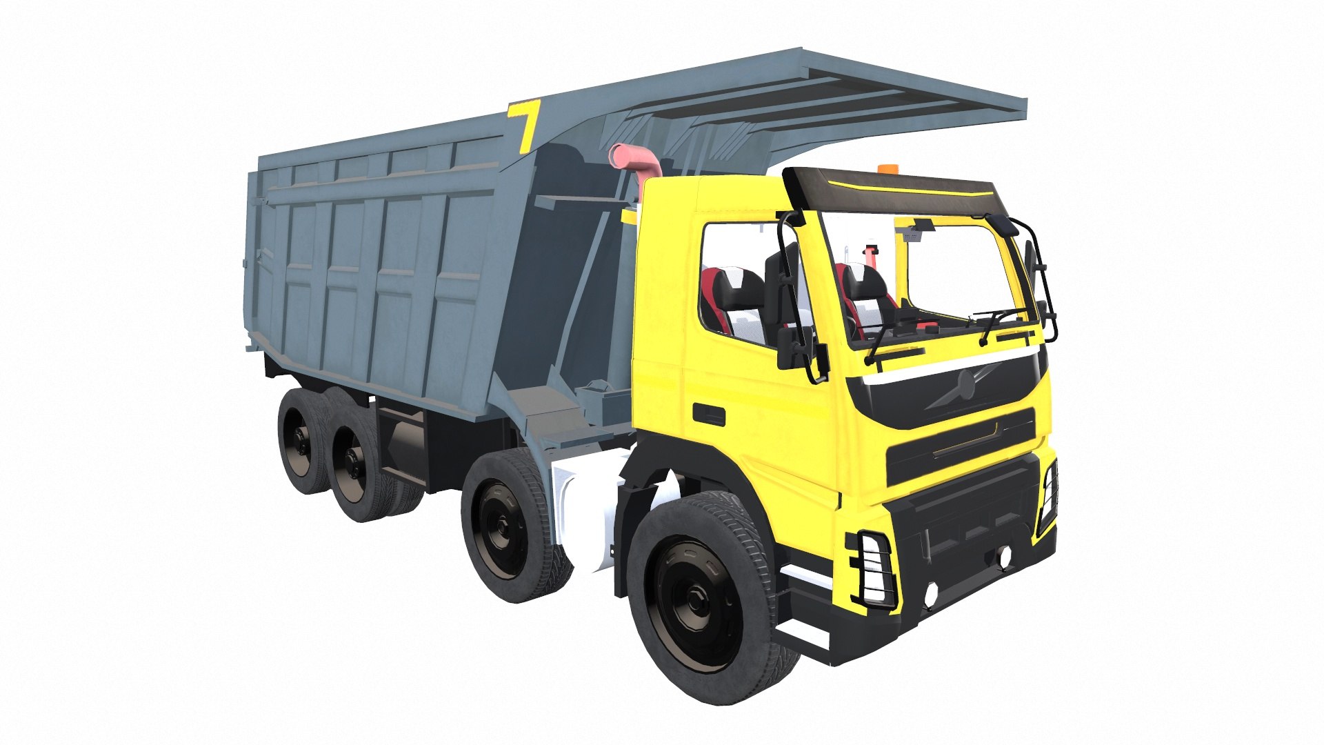 Tipper Truck 3D Model - TurboSquid 2343791